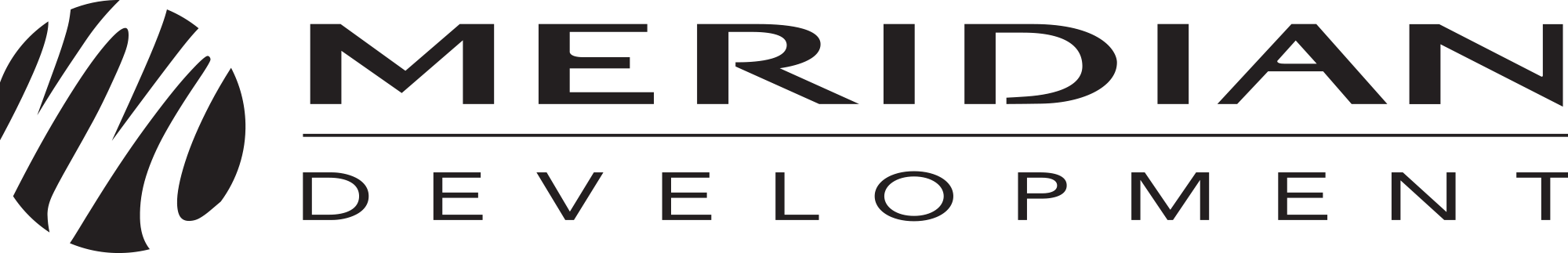 Meridian Development Logo – black | CHBA-CO